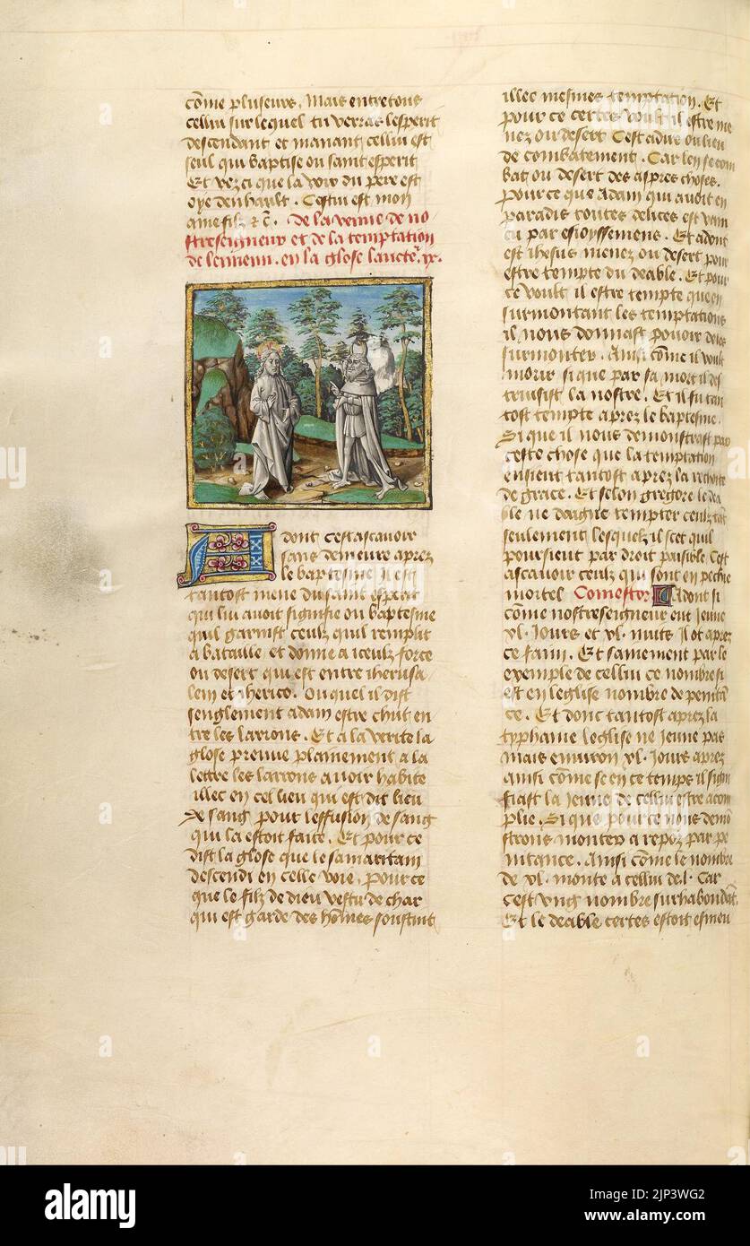 The First Temptation of Christ Stock Photo - Alamy