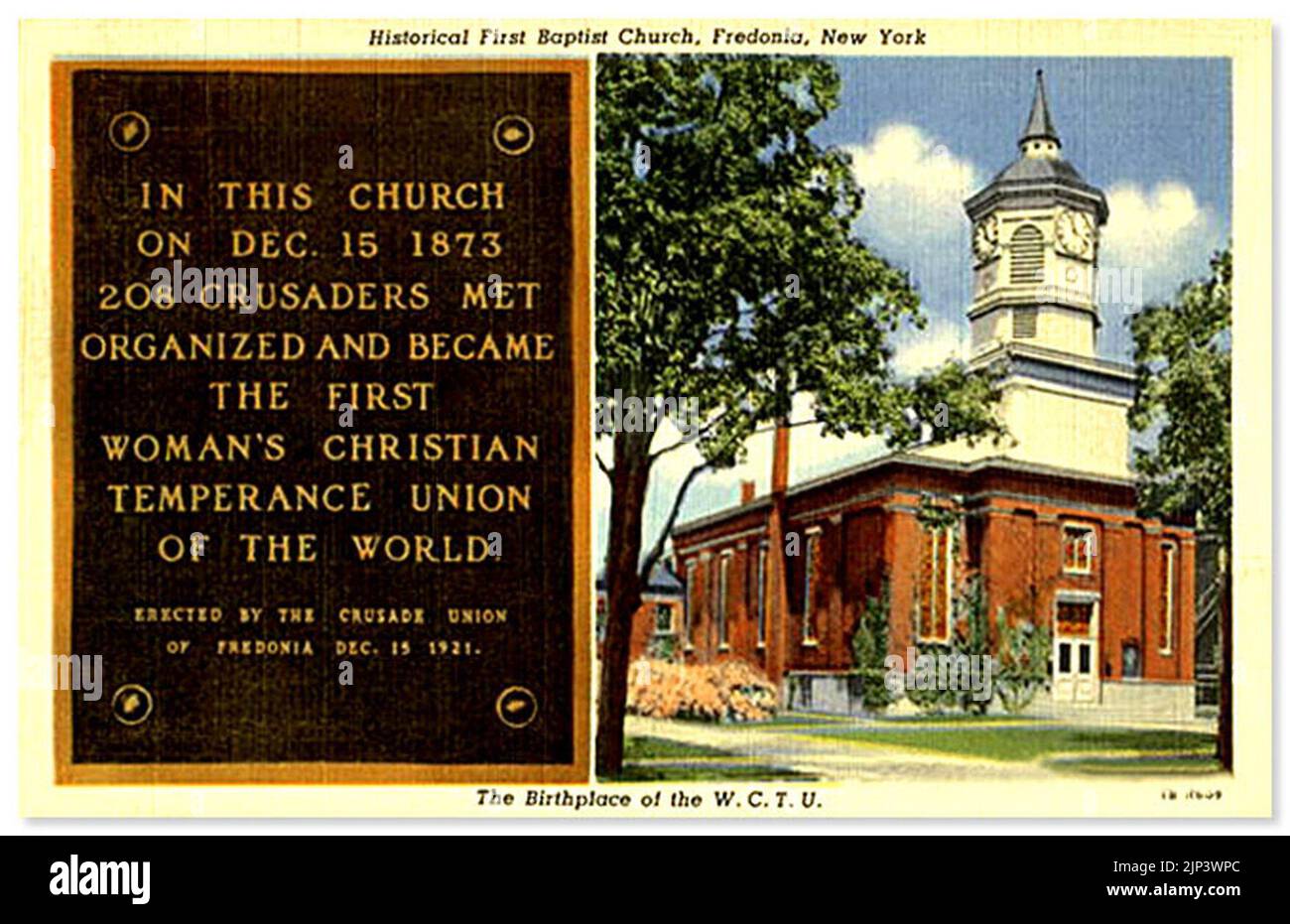 The First Womans Christian Temperance Union Stock Photo - Alamy