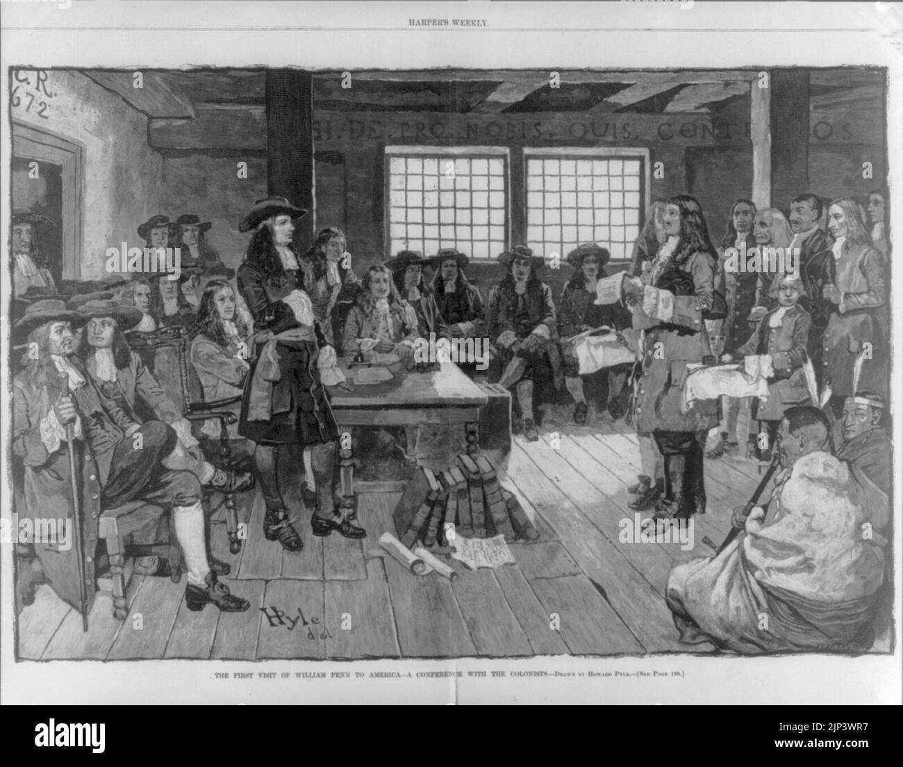 The first colonists Black and White Stock Photos & Images - Alamy