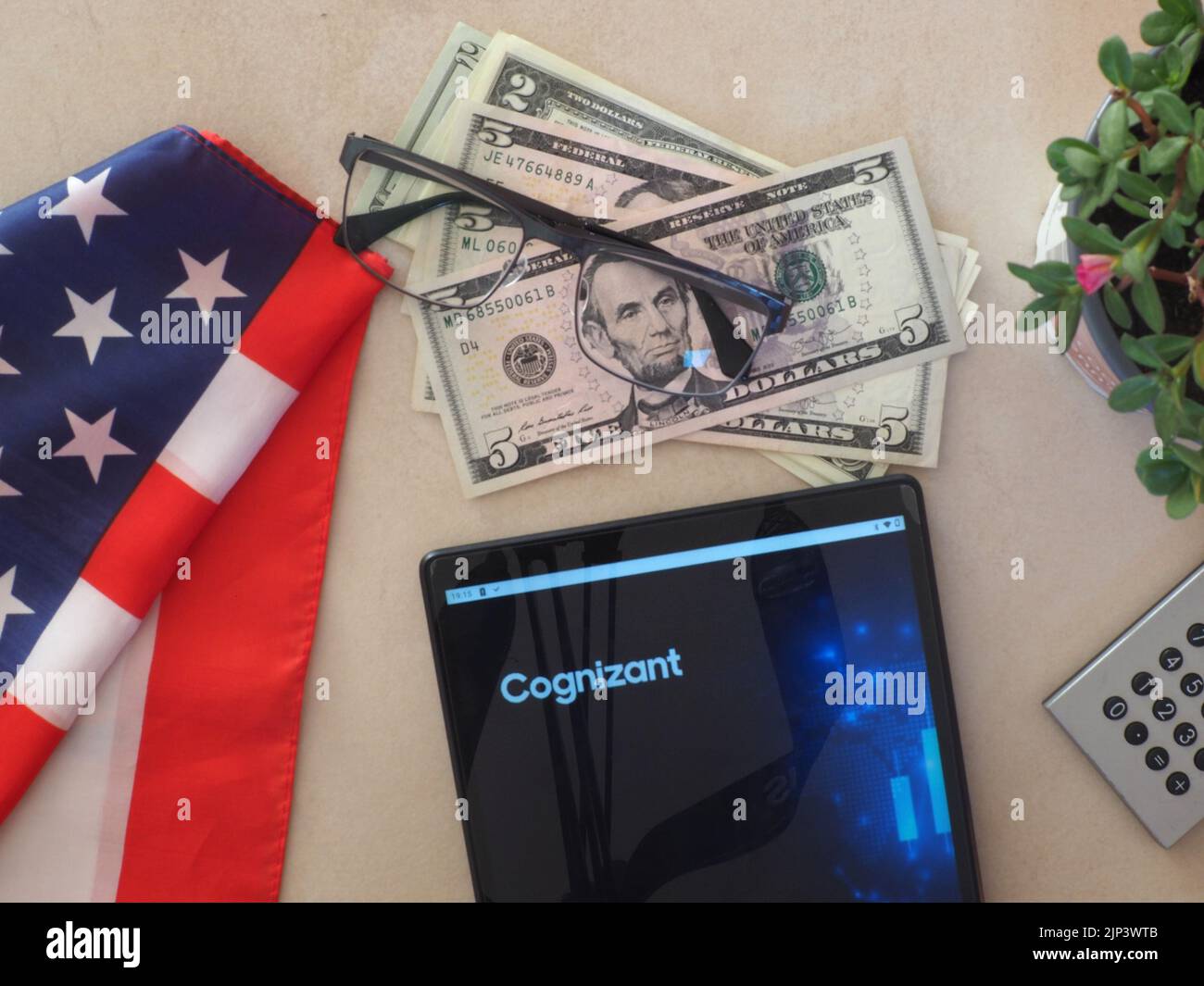 In this photo illustration, Cognizant Technology Solutions Corporation ...