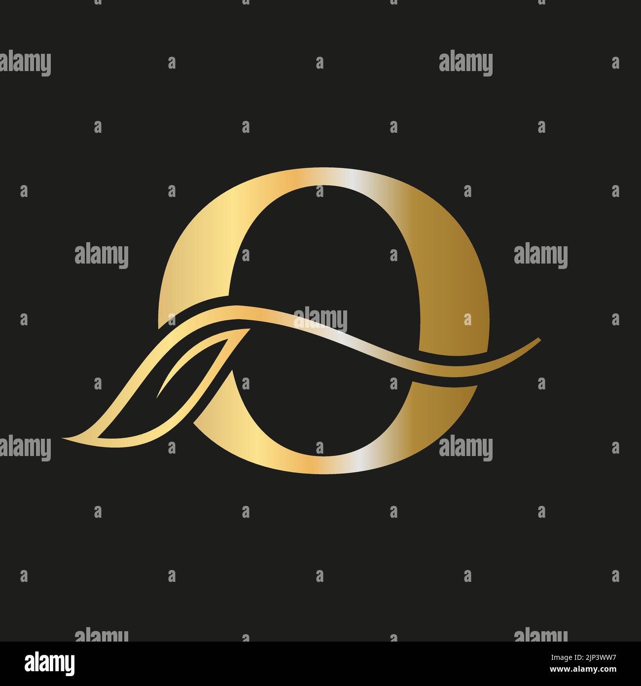 Letter O Beauty Flower Luxury Logo with Creative Concept Elegant ...