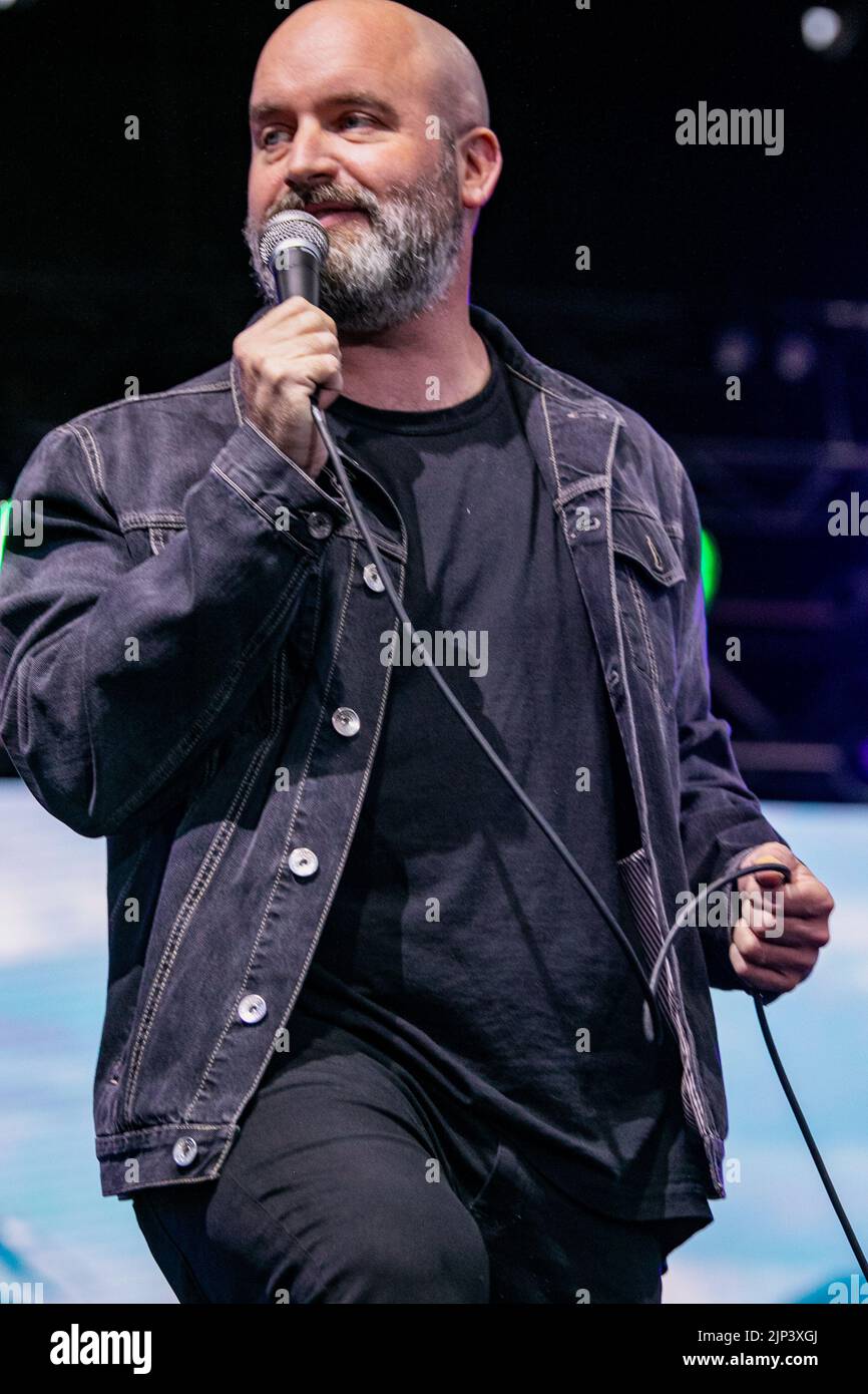 Northlands Race Track, Canada. 14th Aug, 2022. Tom Segura performs at ...