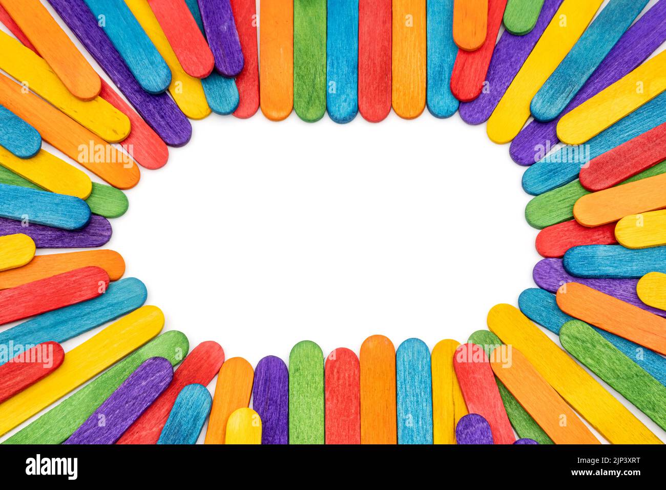 Rainbow popsicles hi-res stock photography and images - Alamy