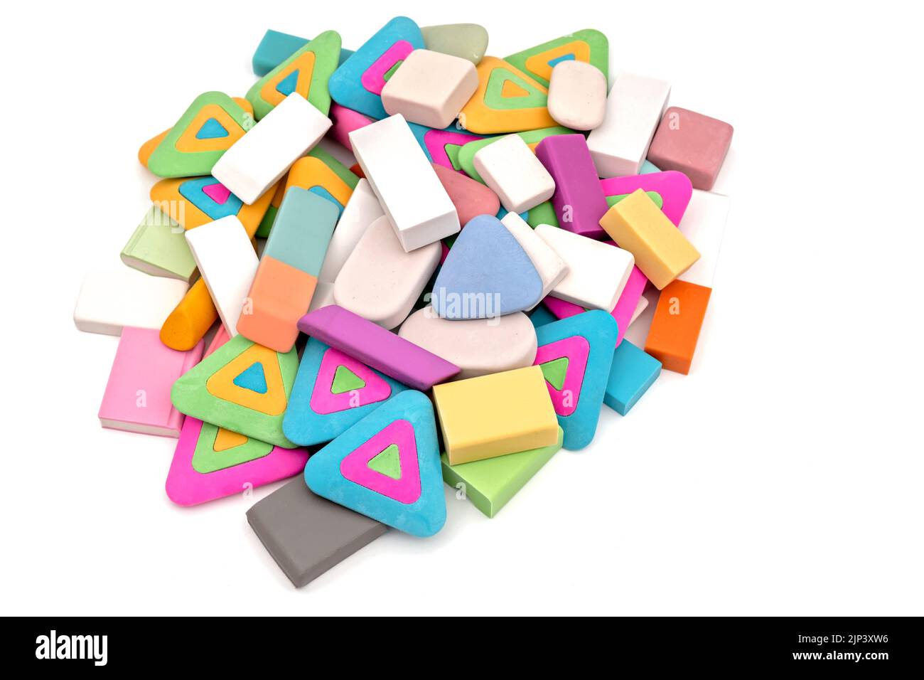 Pencil erasers Cut Out Stock Images & Pictures - Alamy