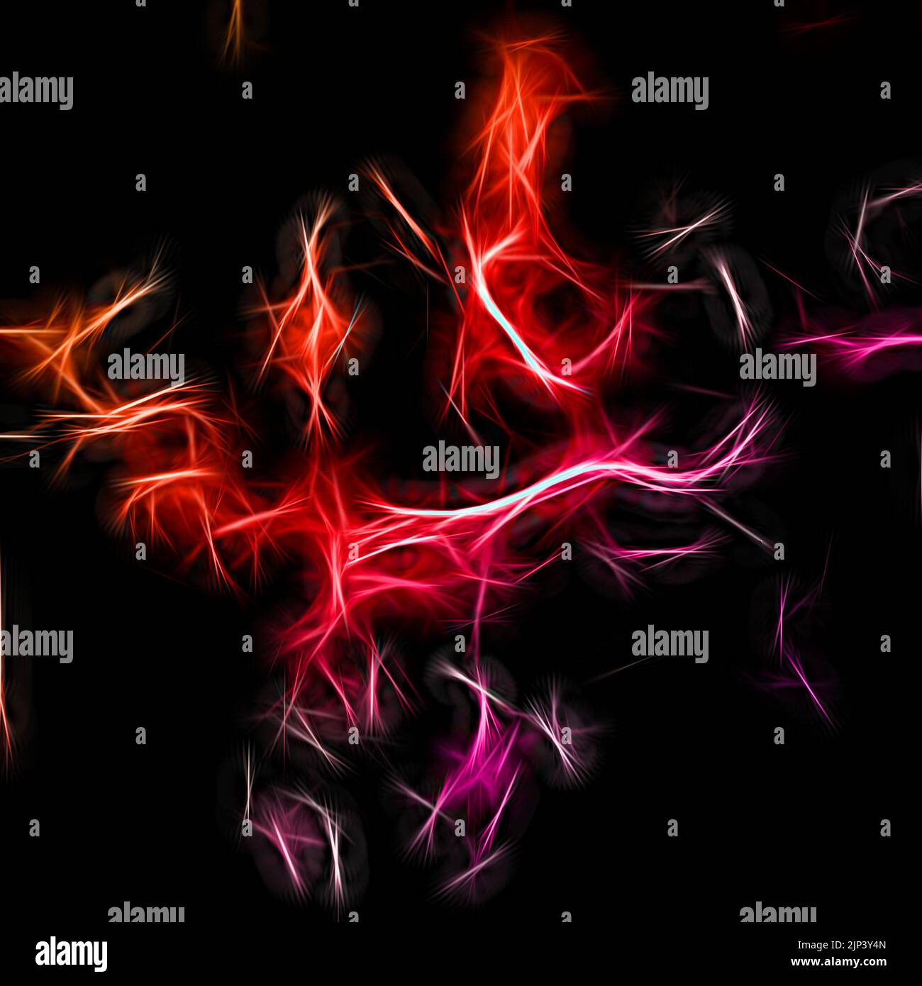 Neon heart glowing light drawing hi-res stock photography and images ...