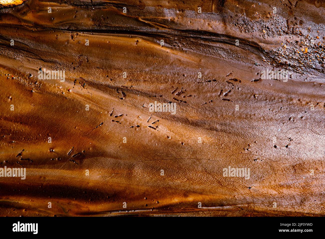 colored mud river, close view Stock Photo - Alamy