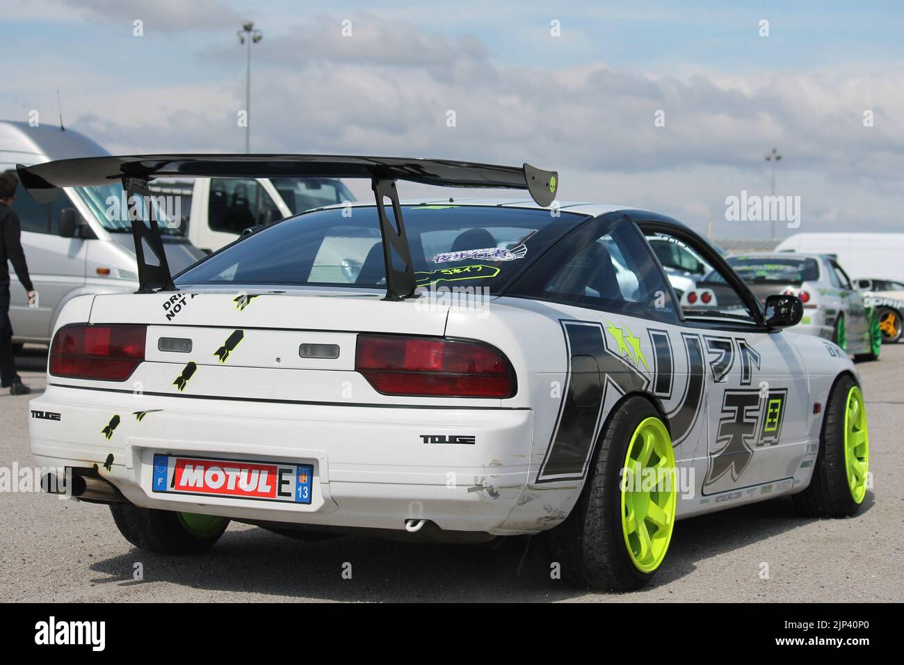 A Custom performance of Nissan Silvia S13 sports car Stock Photo - Alamy
