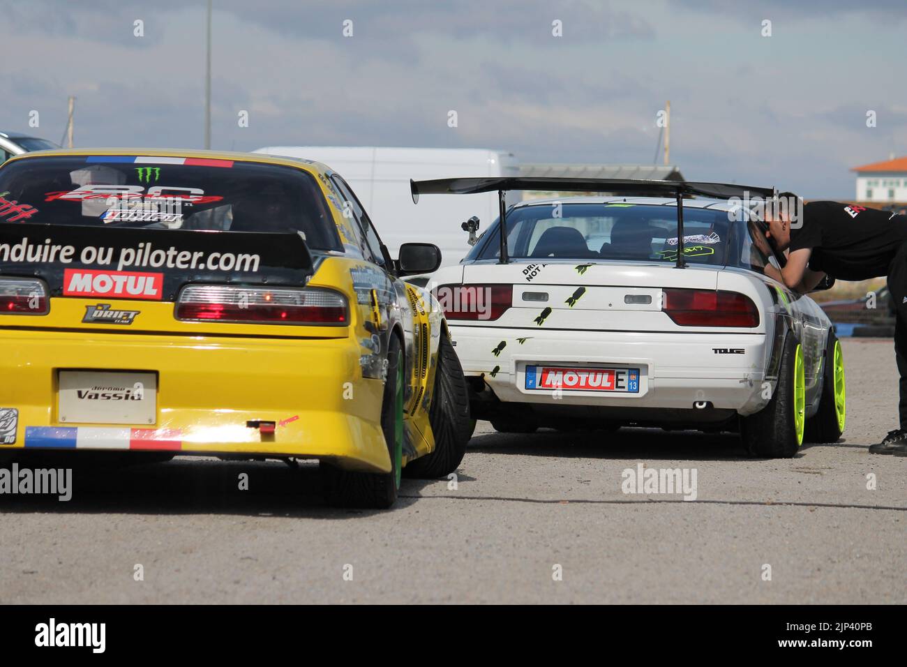 A Custom performance of Nissan Silvia S13 sports car Stock Photo - Alamy