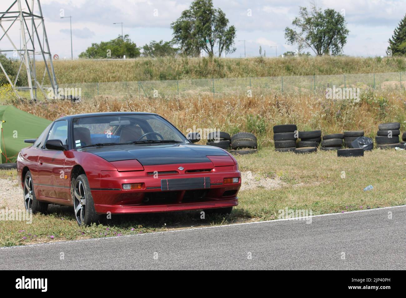 A Custom performance of Nissan Silvia S13 sports car Stock Photo - Alamy