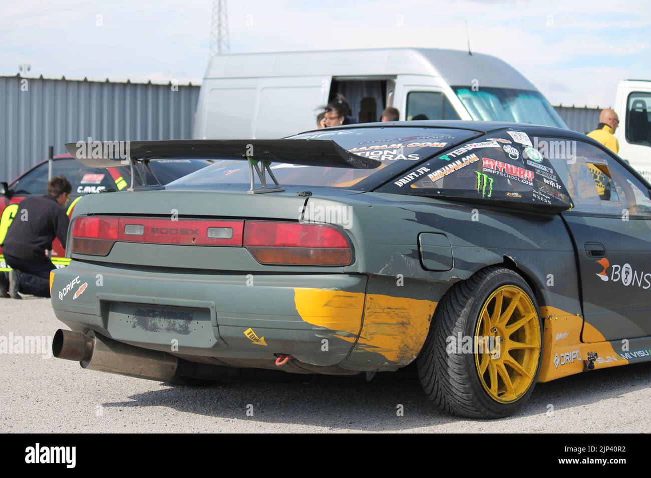 A Custom performance of Nissan Silvia S13 sports car Stock Photo - Alamy