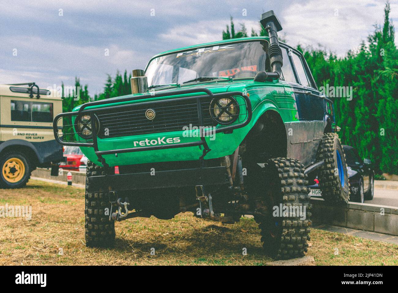 A Big hand made proto off road car showed, Base Nissan Patrol Stock ...