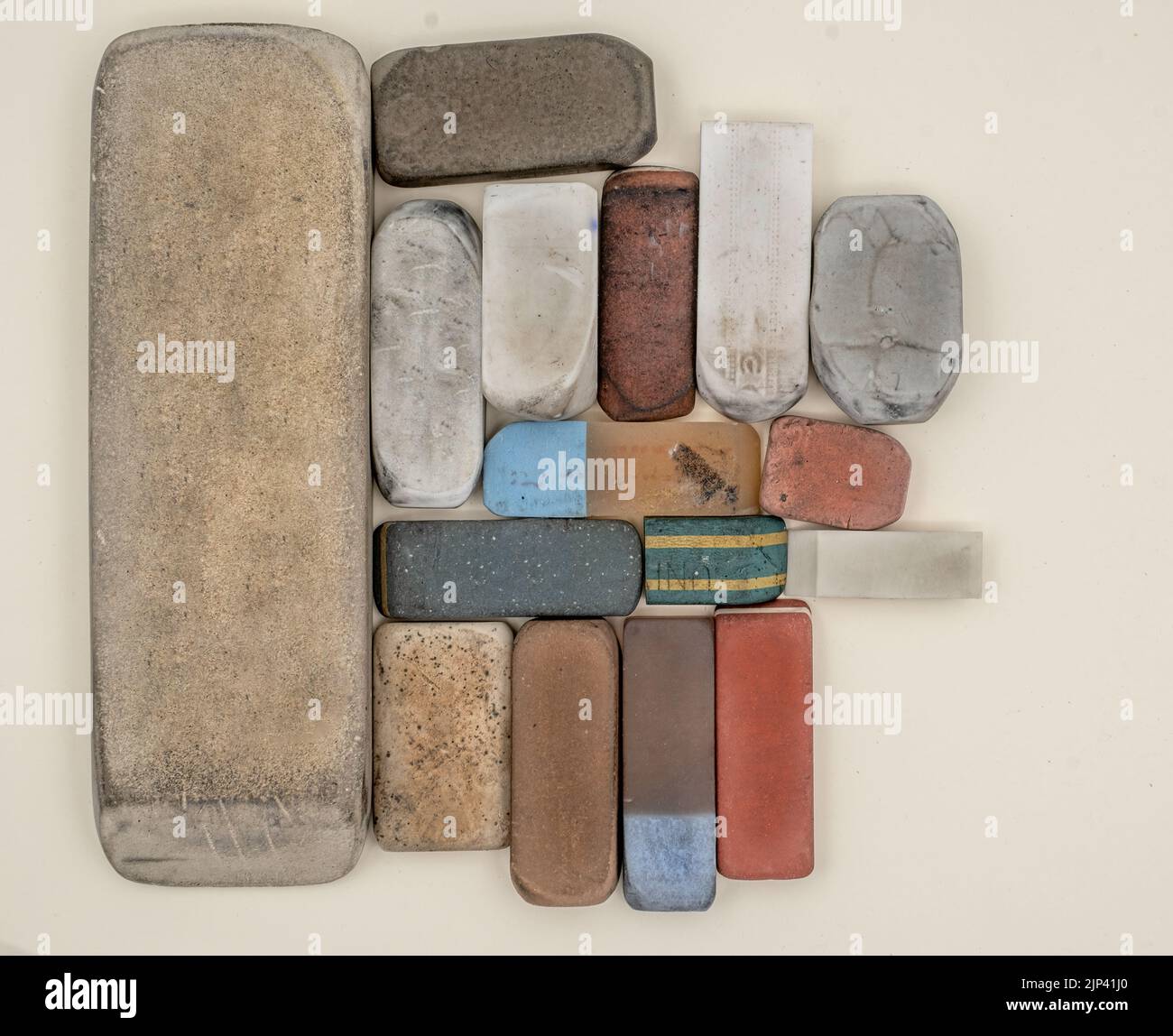 old vintage eraser on old paper Stock Photo - Alamy