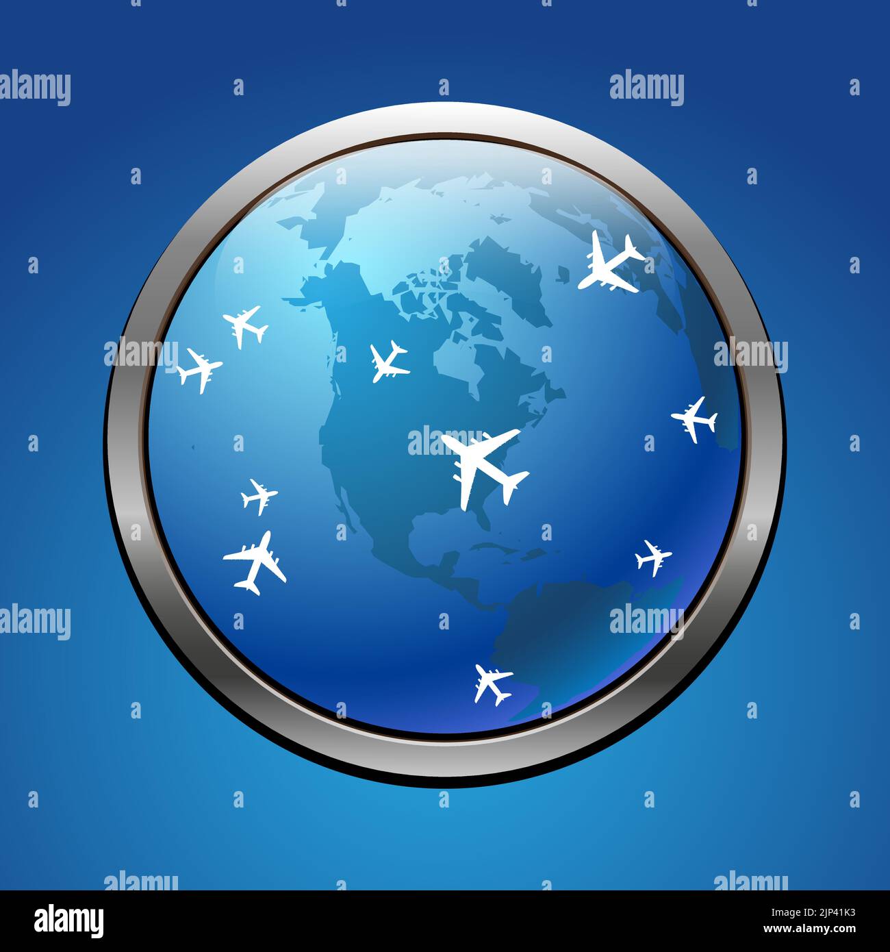 Airplane symbol with USA vector design Stock Vector Image & Art - Alamy