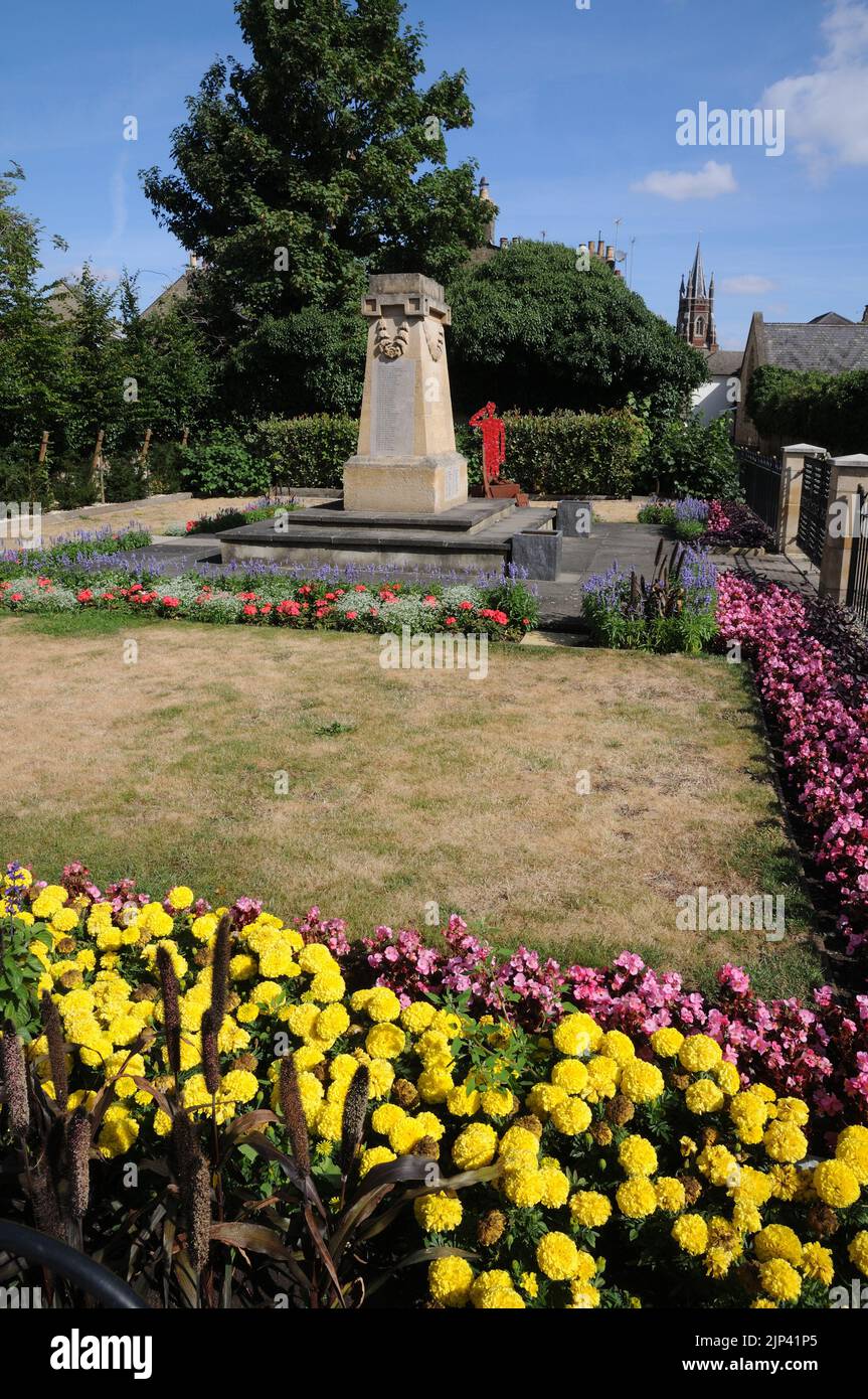 War Memorial, St Neots, Cambridgeshire Stock Photo - Alamy