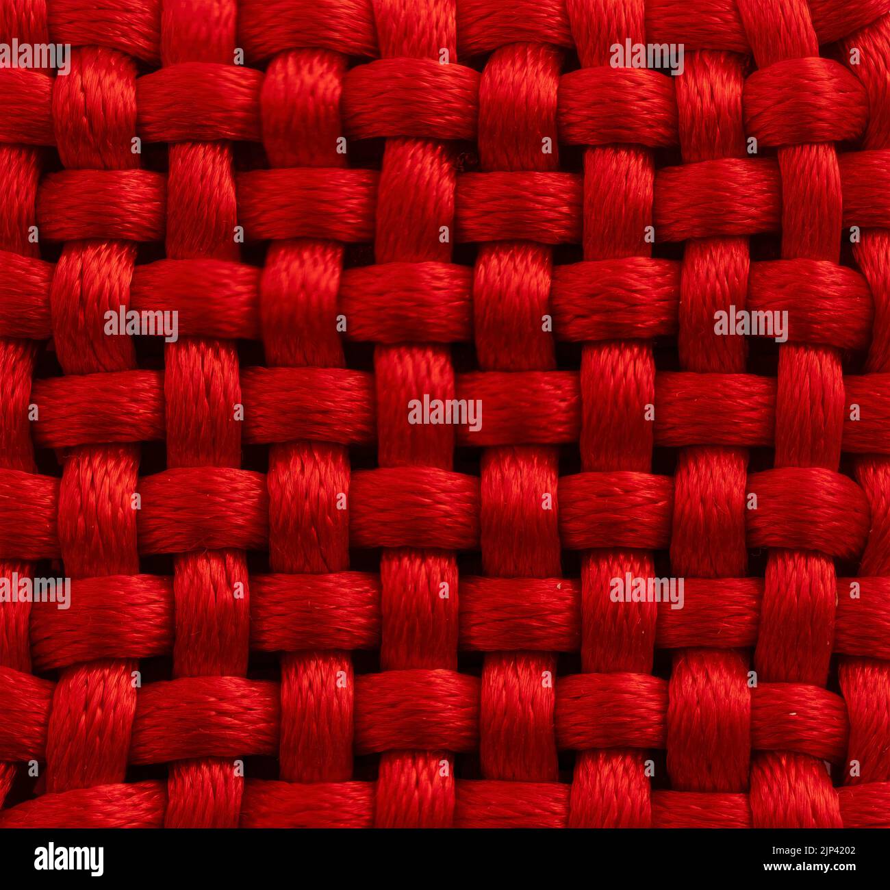 red knitted braids texture macro view Stock Photo - Alamy