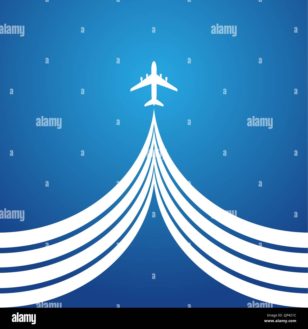symbol airplane logo vector design Stock Vector Image & Art - Alamy