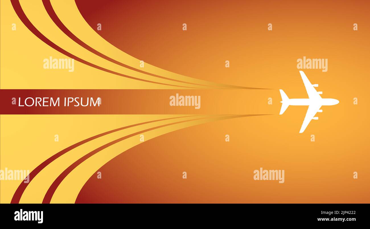 Travel airplane ticket blue vector background Stock Vector Image & Art ...