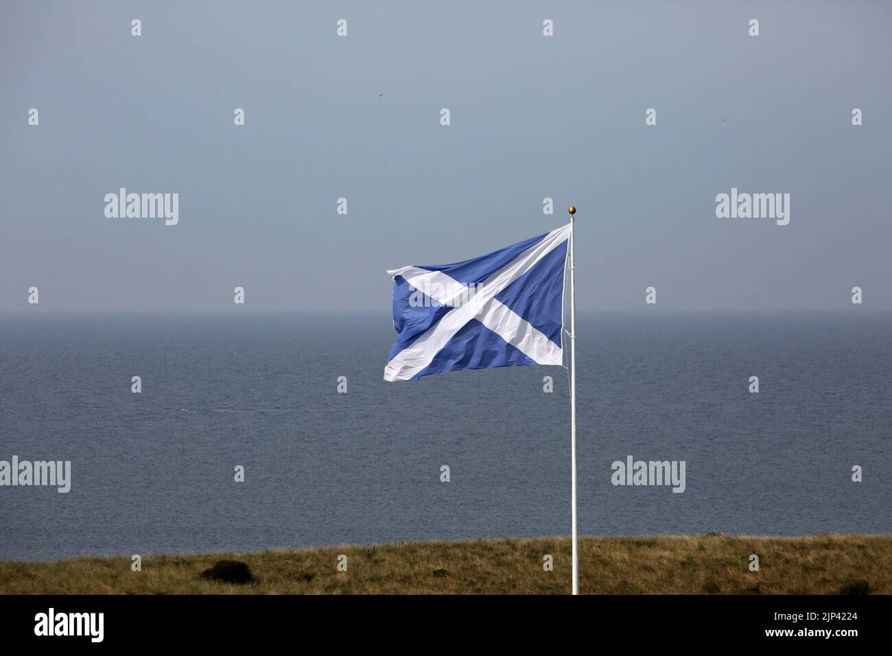 Trump Turnberry, Ayrshire, Scotland UK .One of the largest saltire ...