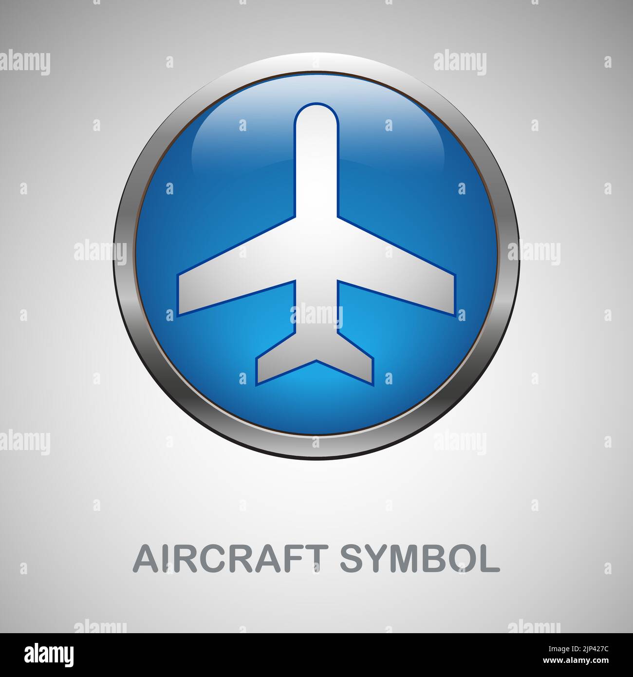 Airplane symbol vector design Stock Vector Image & Art - Alamy