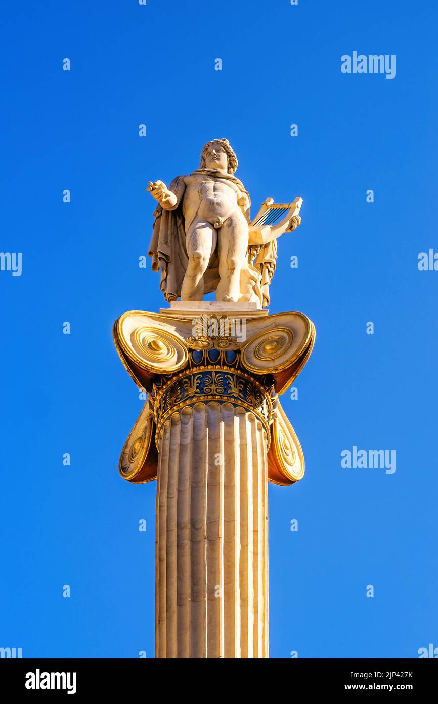 Greek god of music and poetry hi-res stock photography and images - Alamy
