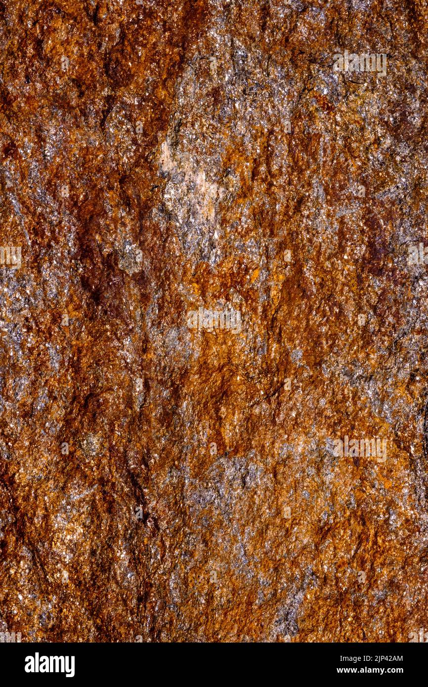 stone with iron ore and quartz Stock Photo - Alamy