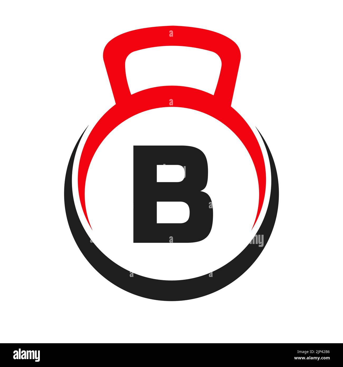 Letter B Fitness Gym Logo Vector Template. Fitness Logo Element on ...