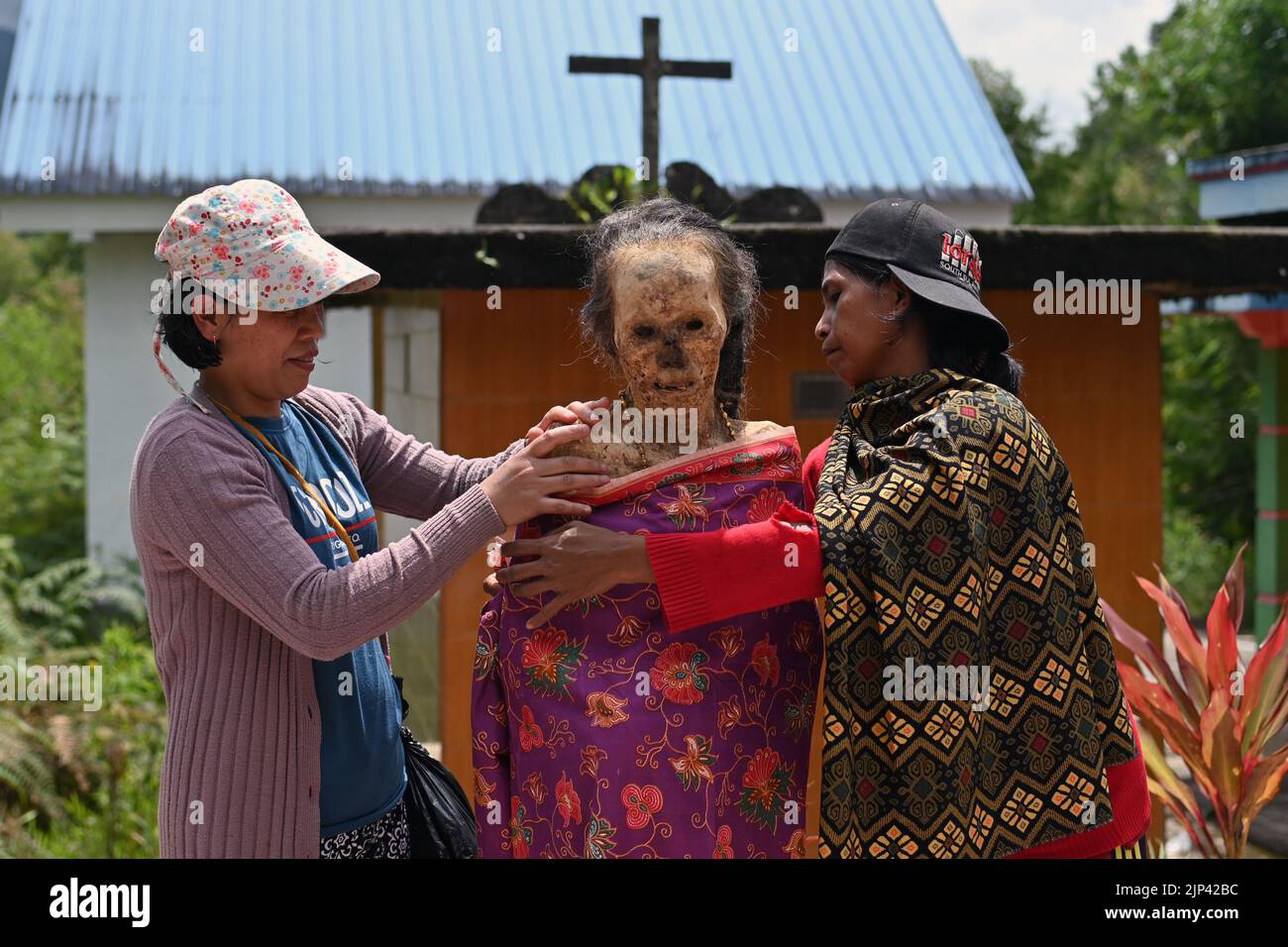 Toraja, South Sulawesi, Indonesia. 15th Aug, 2022. Manene ritual ...