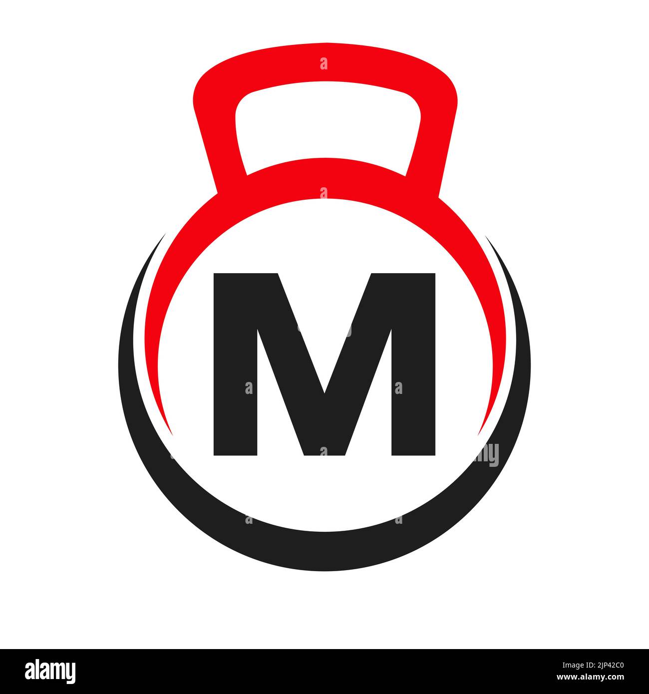Letter M Fitness Gym Logo Vector Template. Fitness Logo Element on ...