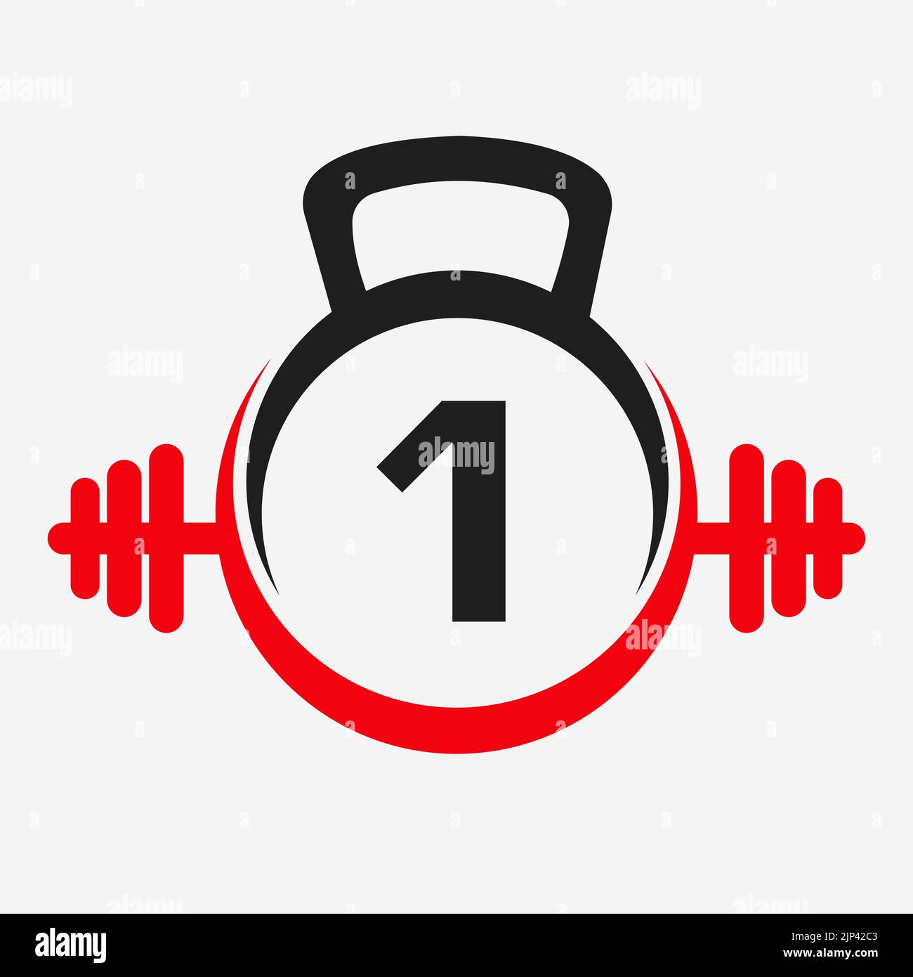 Letter 1 Fitness Logo Design . Sport Gym Logo Icon Design Vector ...