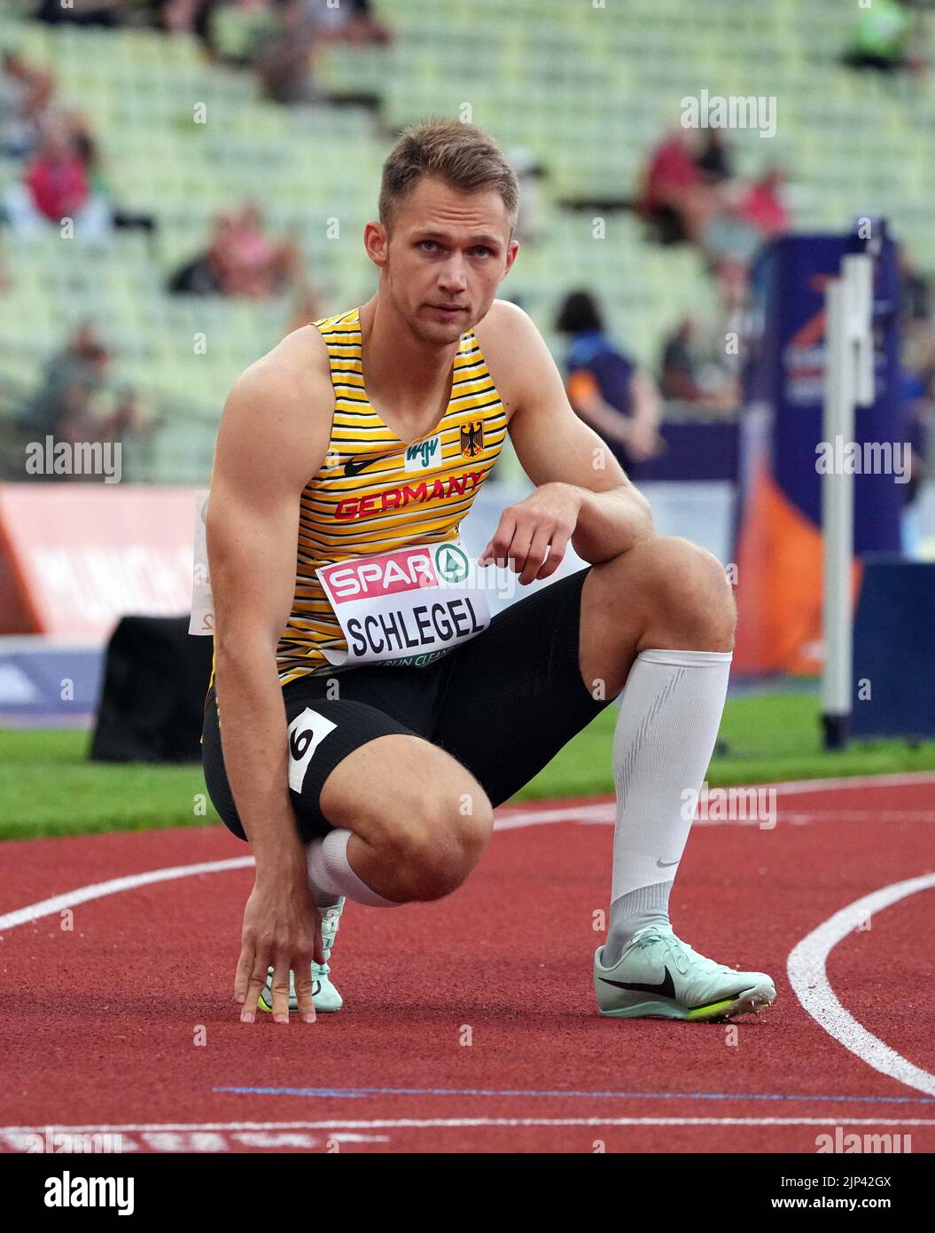 Munich, Germany. 15th Aug, 2022. Athletics: European Championship, men ...