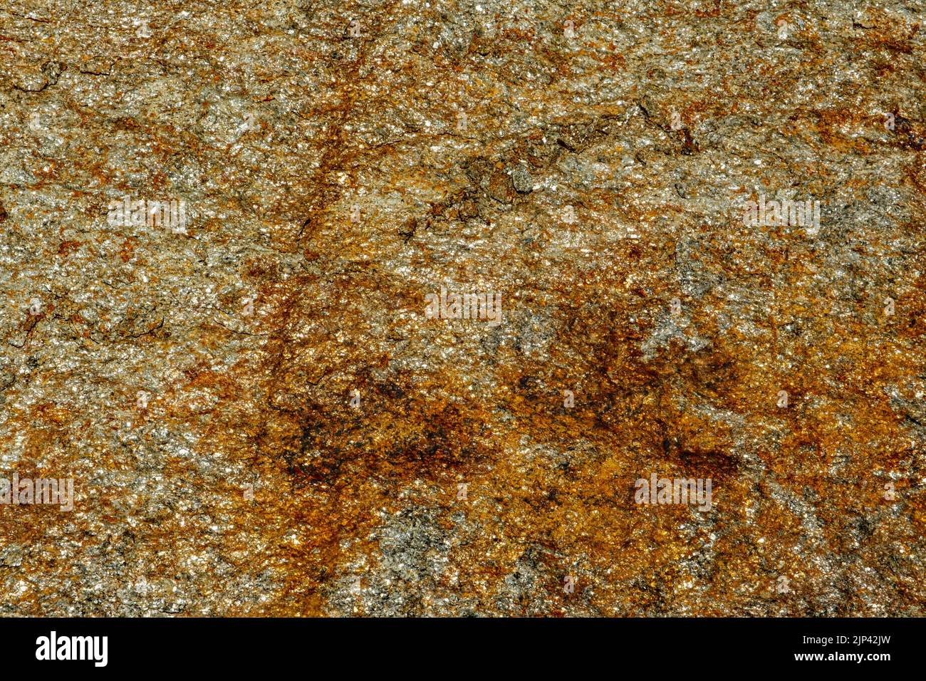 stone with iron ore and quartz Stock Photo - Alamy