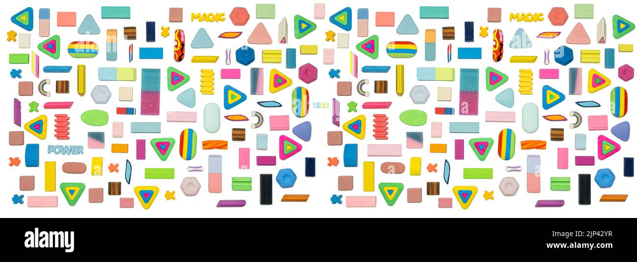 Rubber eraser shapes hi-res stock photography and images - Alamy