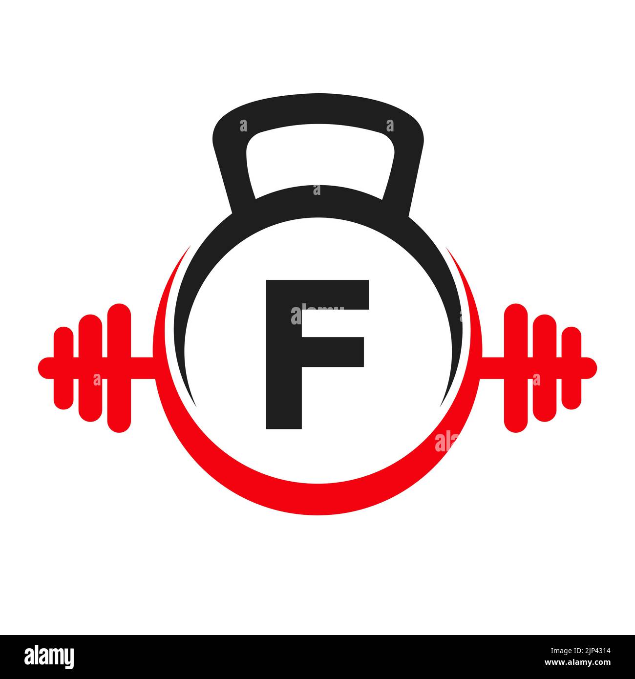 Letter F Fitness Logo Design . Sport Gym Logo Icon Design Vector ...