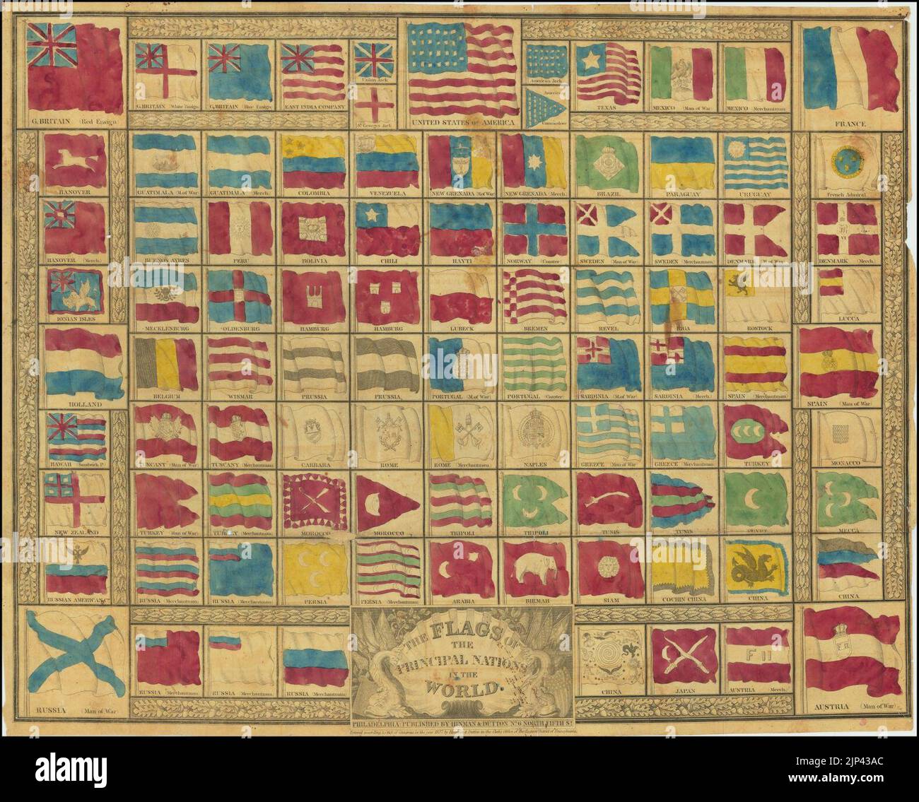 The Flags of The Principal Nations In the World Stock Photo - Alamy