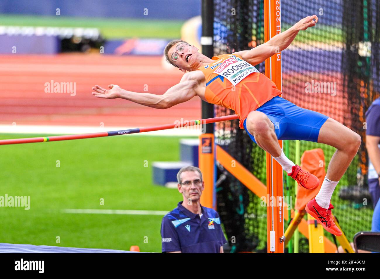 MUNCHEN, GERMANY - AUGUST 15: Sven Roosen of Netherlands competing in ...