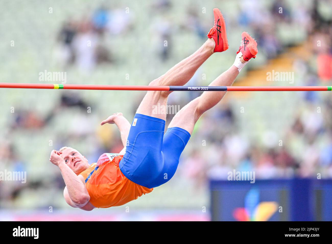 MUNCHEN, GERMANY - AUGUST 15: Rik Taam of Netherlands competing in Men ...