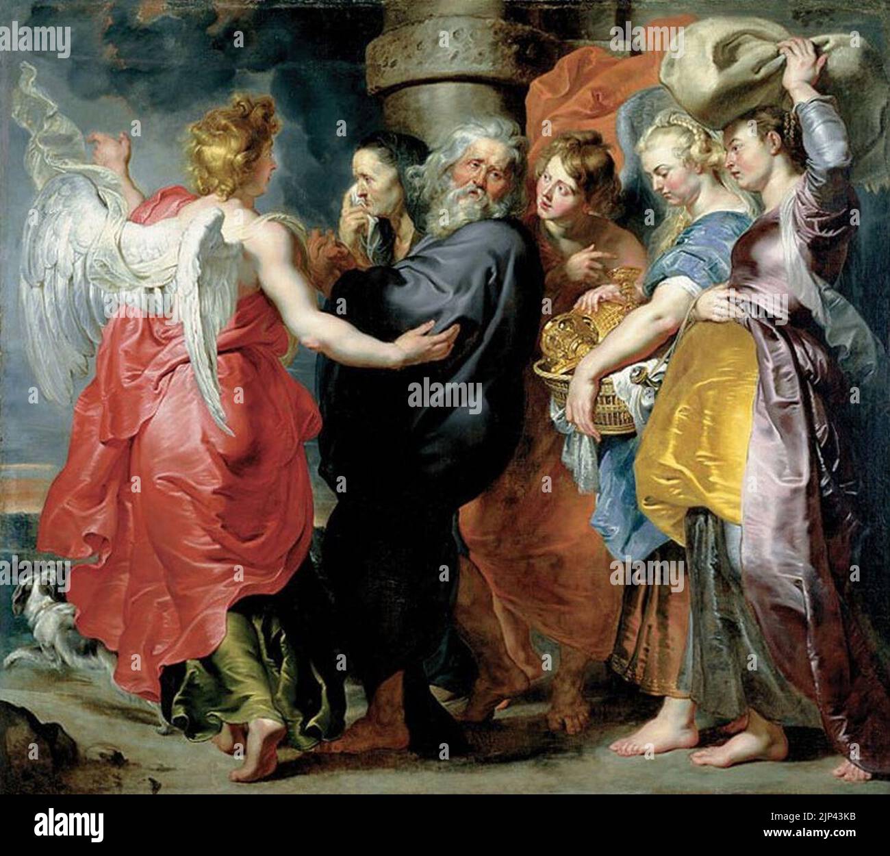 The Flight of Lot and His Family from-Sodom by Peter Paul Rubens,1613 ...