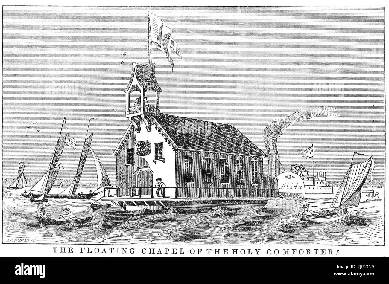 The Floating Chapel of the Holy Comforter Stock Photo - Alamy