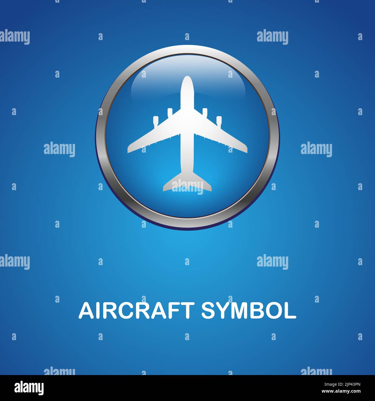 Airplane symbol vector design Stock Vector Image & Art - Alamy