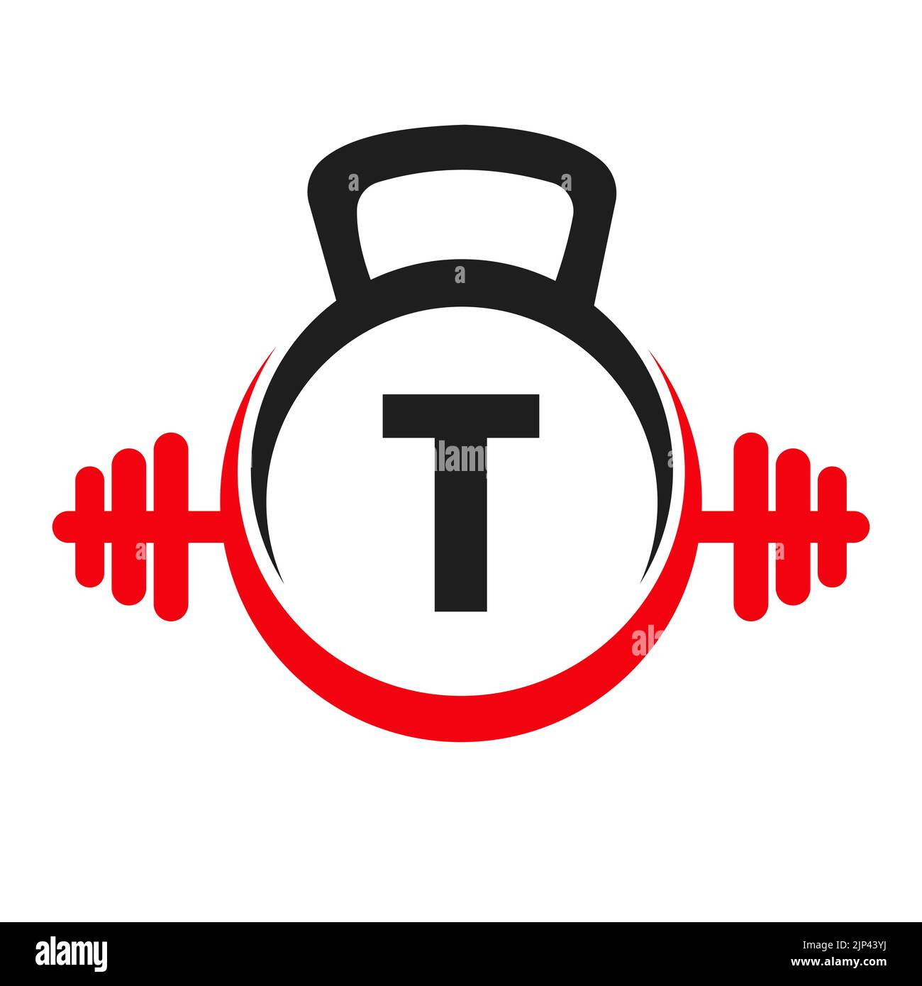Letter T Fitness Logo Design . Sport Gym Logo Icon Design Vector ...