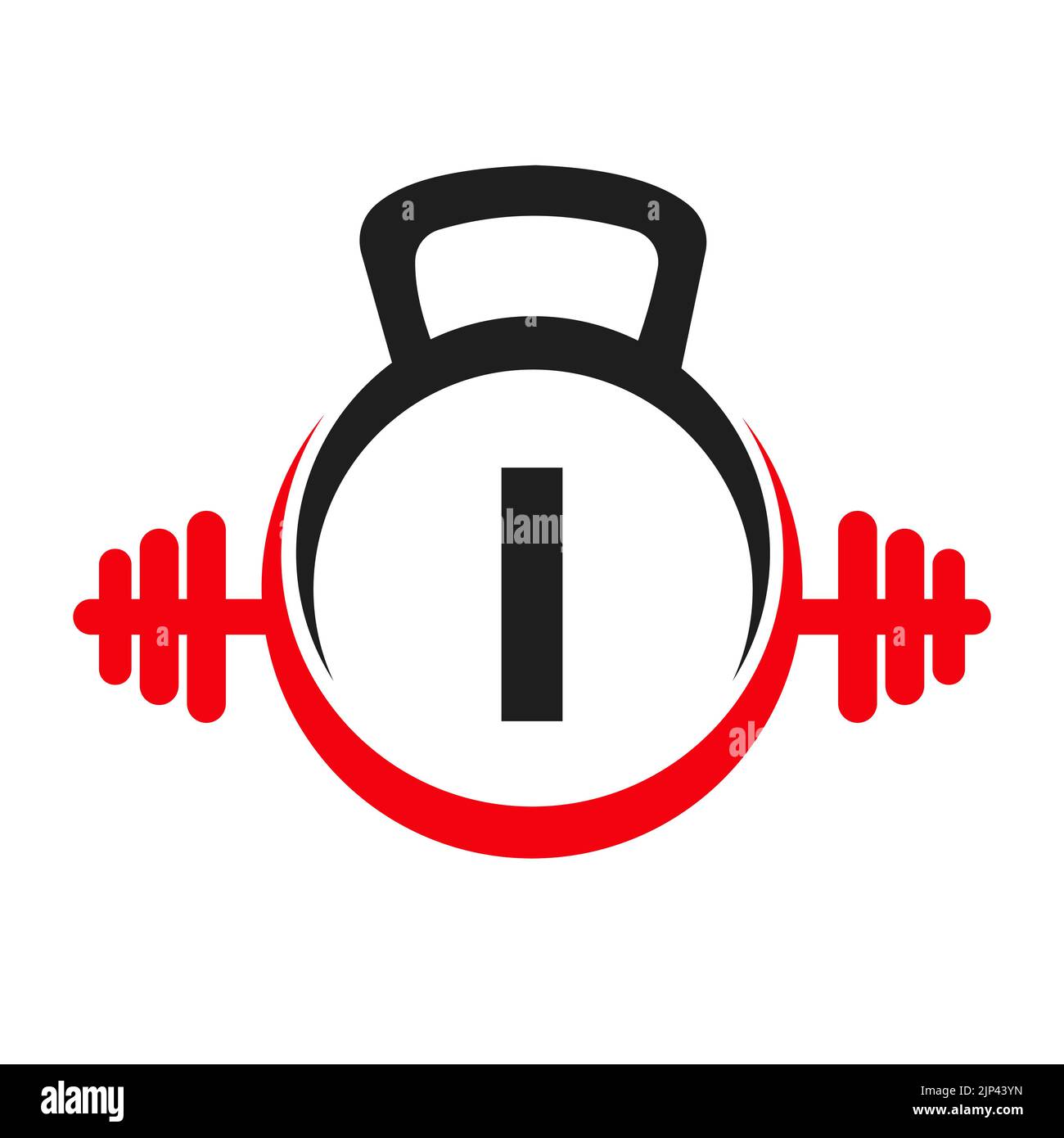 Letter I Fitness Logo Design . Sport Gym Logo Icon Design Vector ...