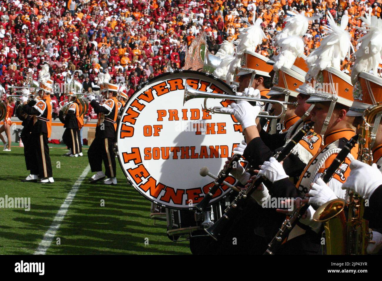 Before each home game of the University of Tennessee football team, the ...