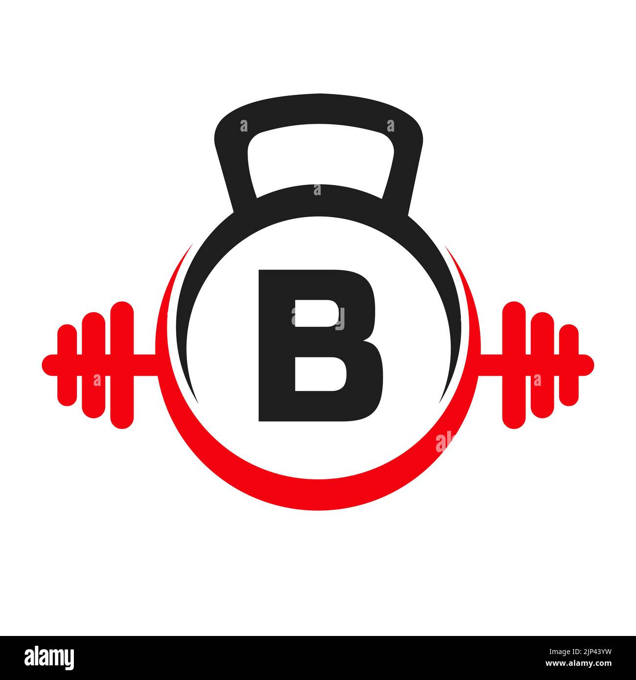 Letter B Fitness Logo Design . Sport Gym Logo Icon Design Vector ...