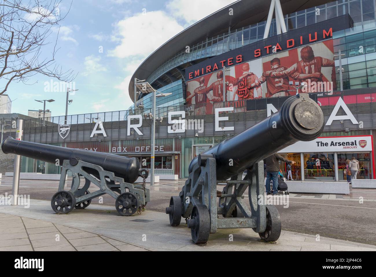 The Arsenal Stadium in London, the UK Stock Photo - Alamy