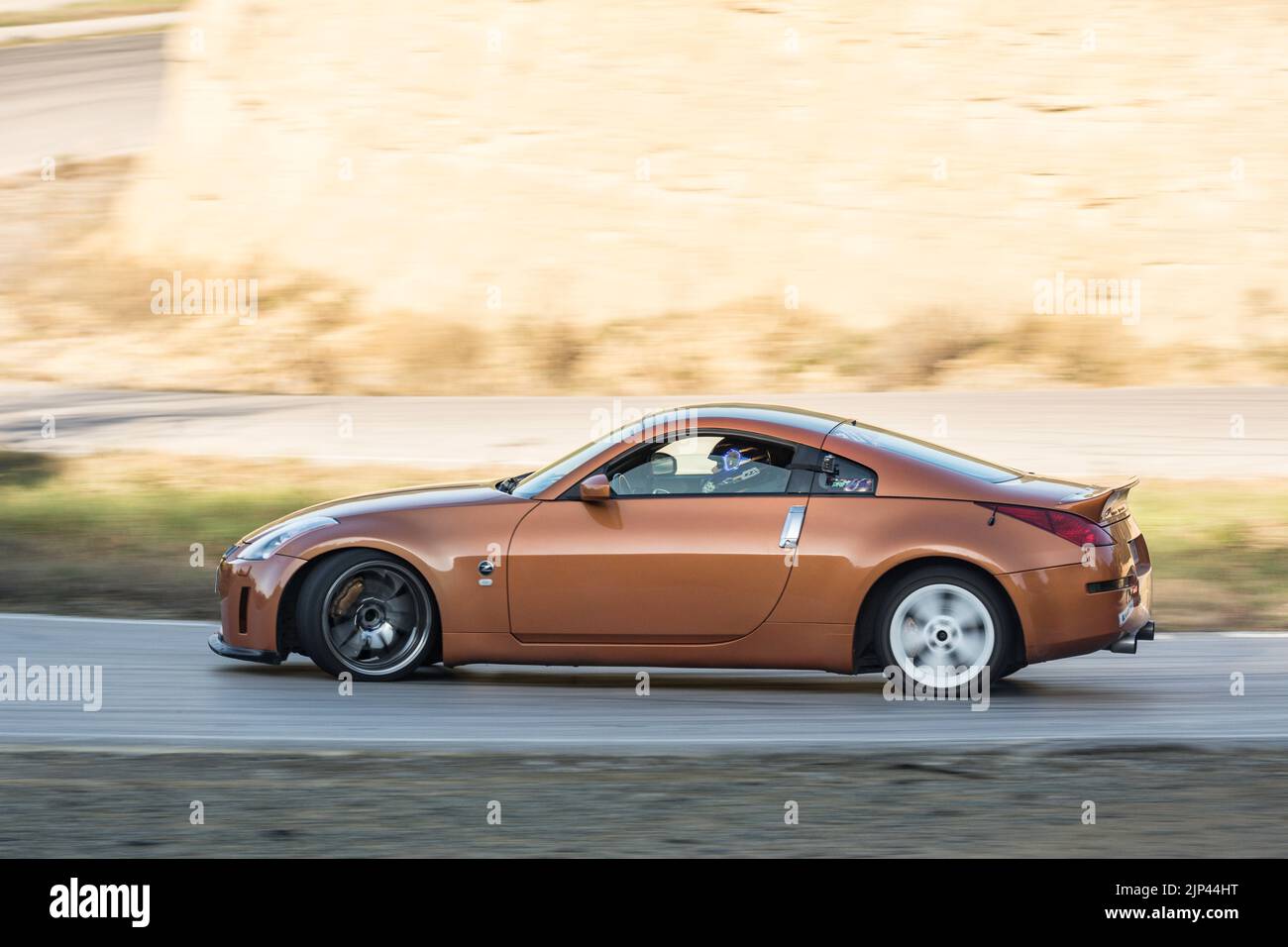 An iconic Nissan 350z custom tuning japan sports car Stock Photo - Alamy