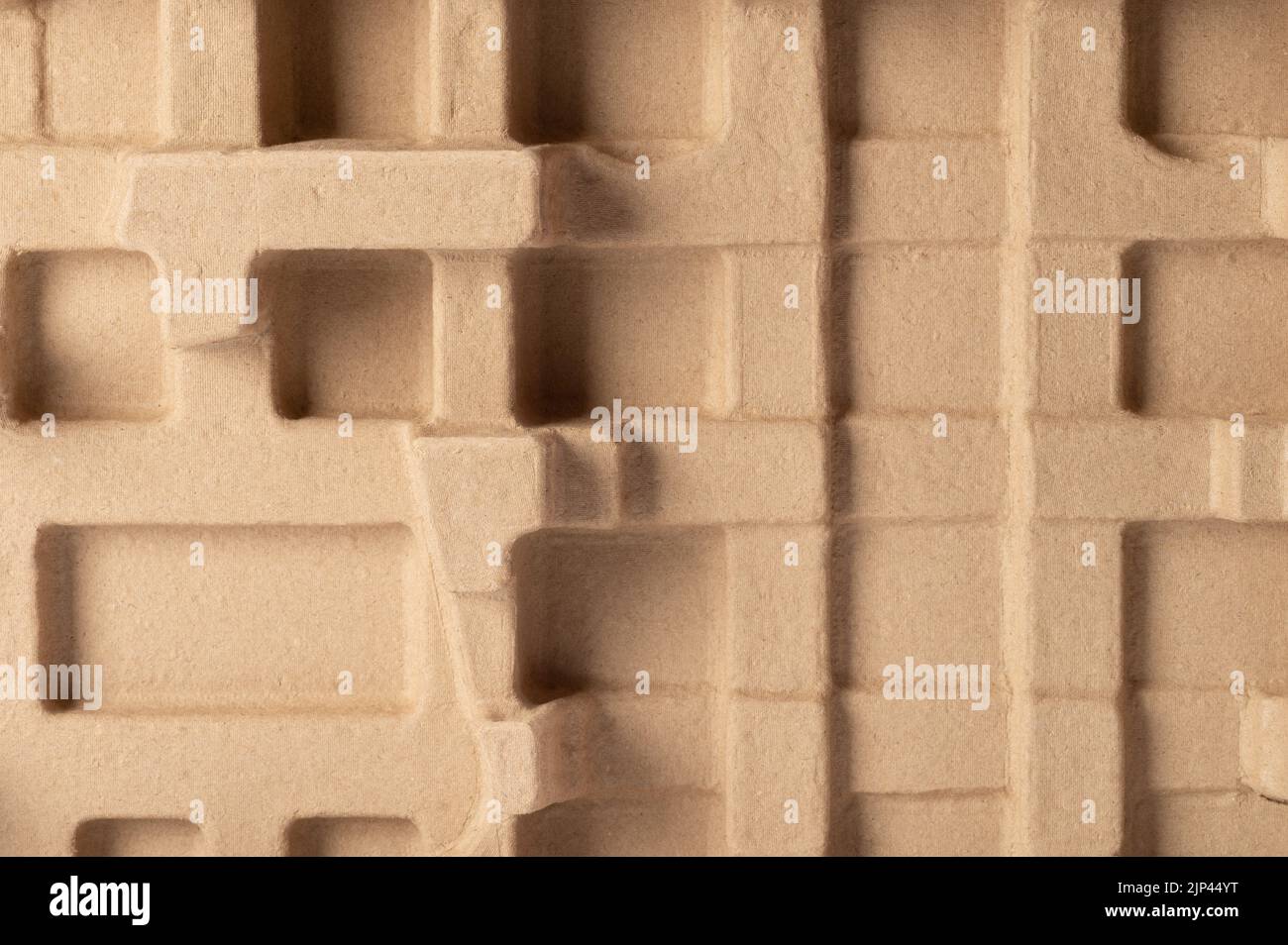 Packing cardboard shock absorber pattern paper background Stock Photo ...