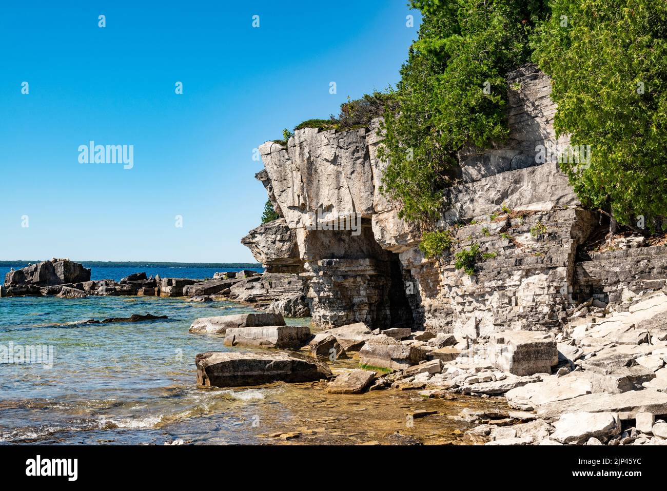 Flower Pot Island Tobermory Ontario Canada Stock Photo - Alamy