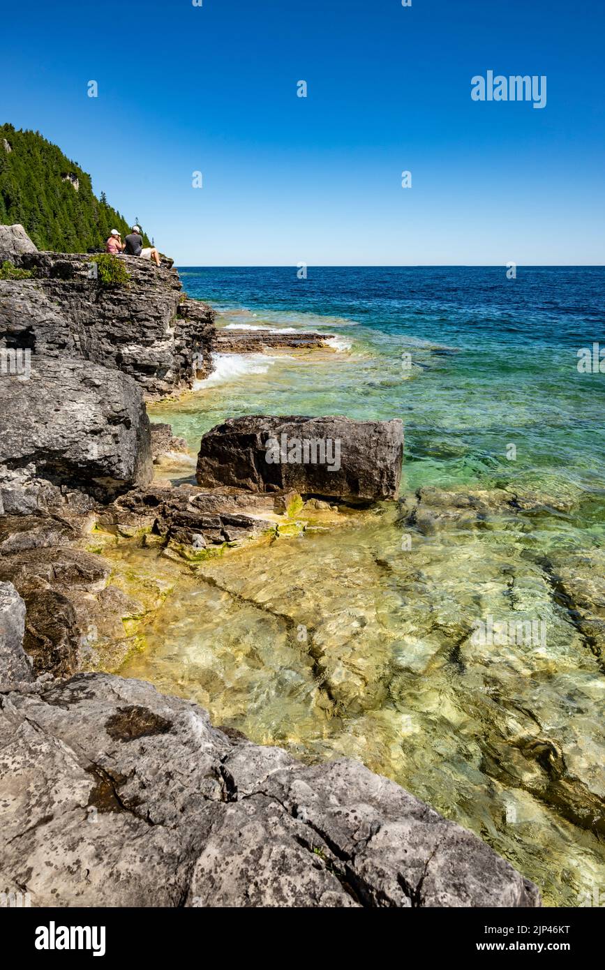 Flower Pot Island Tobermory Ontario Canada Stock Photo - Alamy