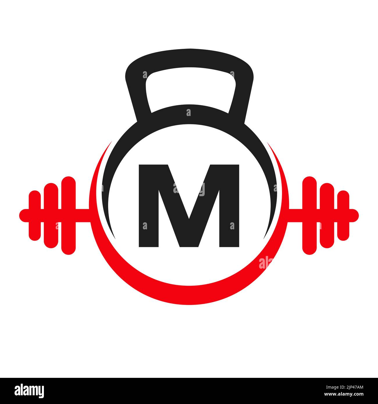 Letter M Fitness Logo Design . Sport Gym Logo Icon Design Vector ...