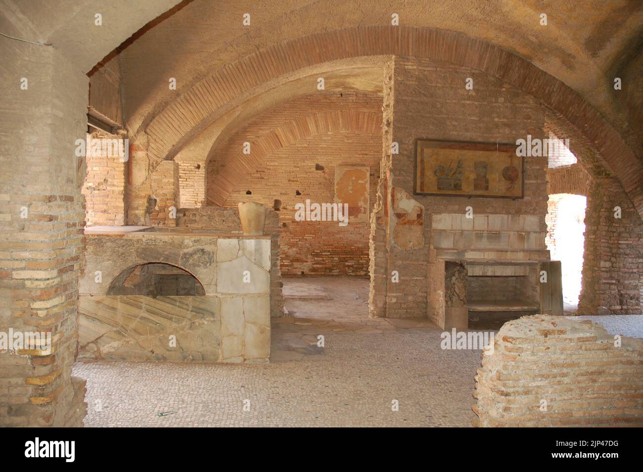 A low-angle view of ancient buildings in Rome, Italy Stock Photo - Alamy